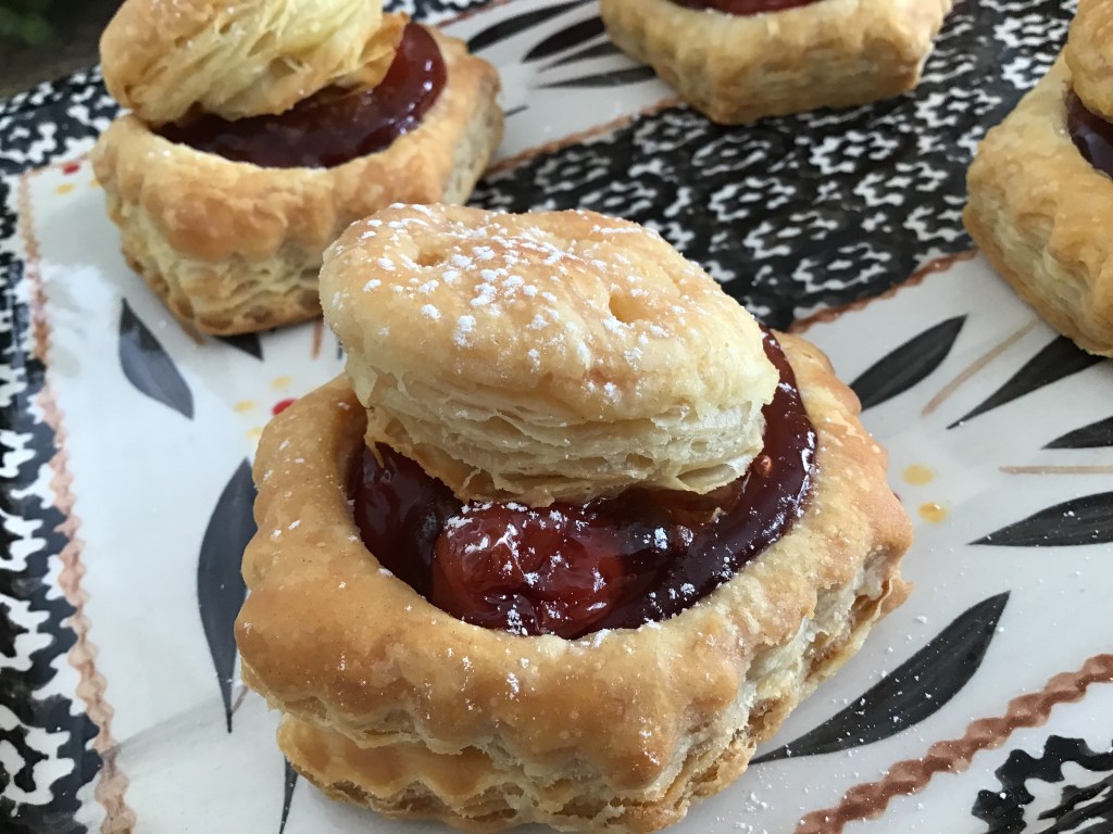 Puff Pastry Cups with Cherry Crumble – Simply Made Kitchen and Crafts
